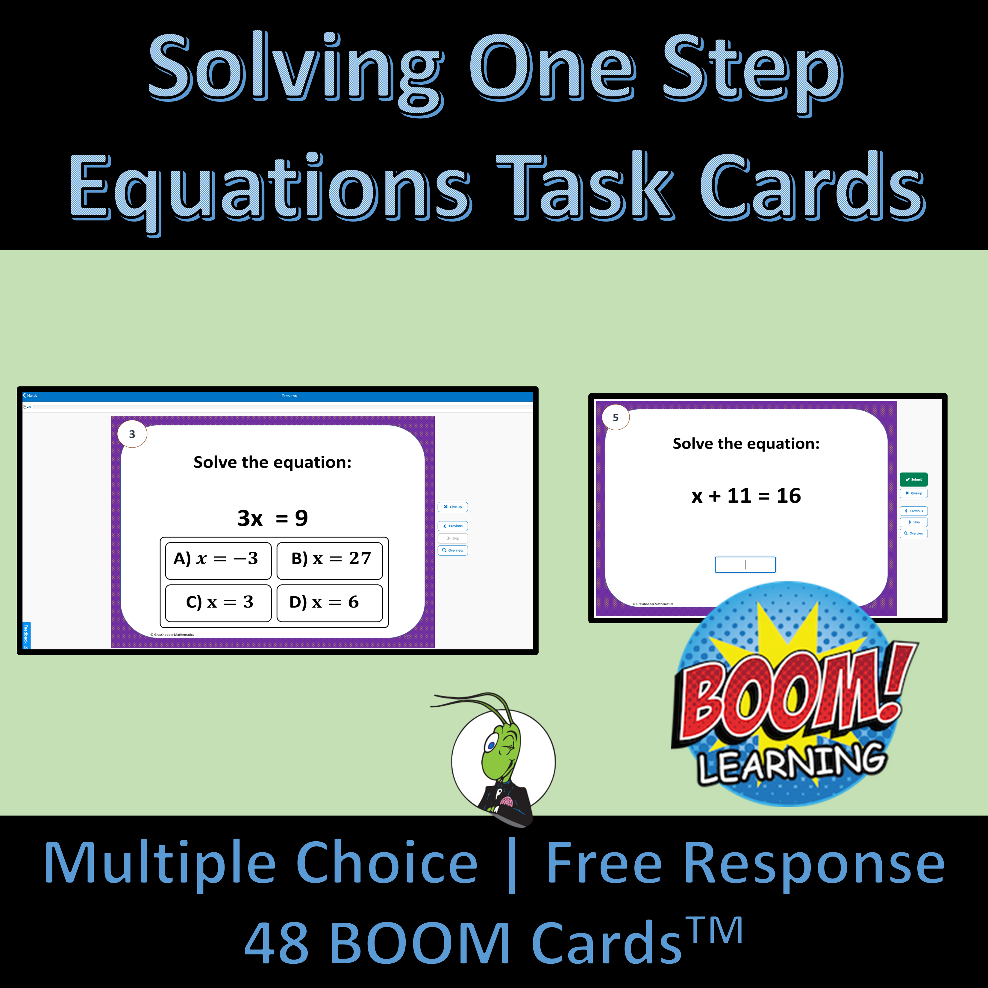 Ordering Integers Boom Digital Task Cards | Made By Teachers