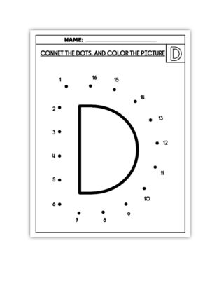 Alphabet Letter Dot to Dot a-Z for Kids, introduce young learners to ...