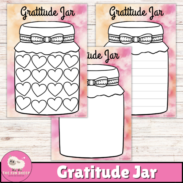 Gratitude Jar | Thanksgiving Craft Activity Writing Prompt - bulletin ...