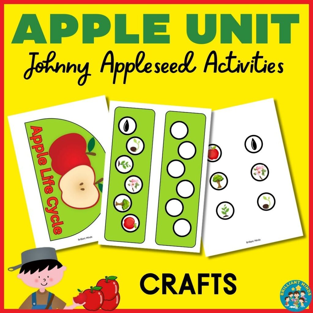 Johnny Appleseed Activities - Apple Unit- math, science ,crafts ...