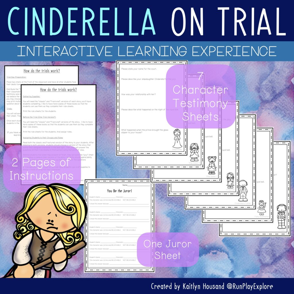 Fairy Tales on Trial (Fractured Fairy Tales & Point of View) BUNDLE ...