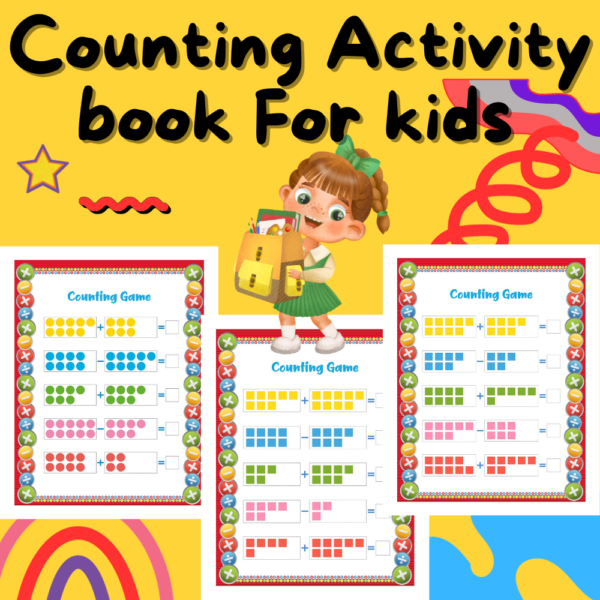 Counting Activity book For Kids, Learning To Count - Made By Teachers