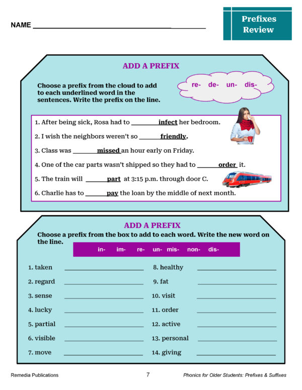 Science Of Reading - Phonics for Older Students: Prefixes and Suffixes ...
