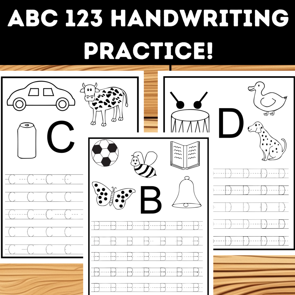 ABC 123 Handwriting Practice! - Made By Teachers