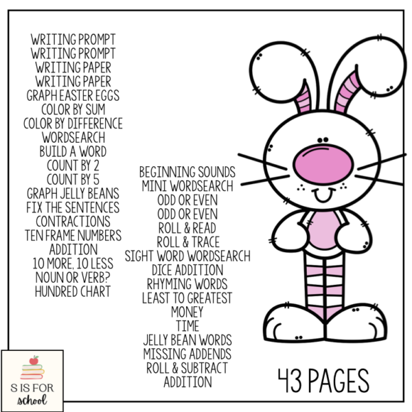 No Prep Easter Worksheets, Holiday Printables | Made By Teachers