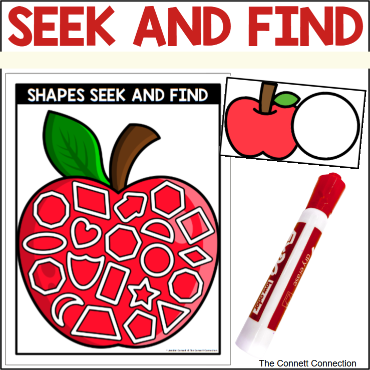 Apple 2D Shapes Hands On Activities and Worksheets - Made By Teachers