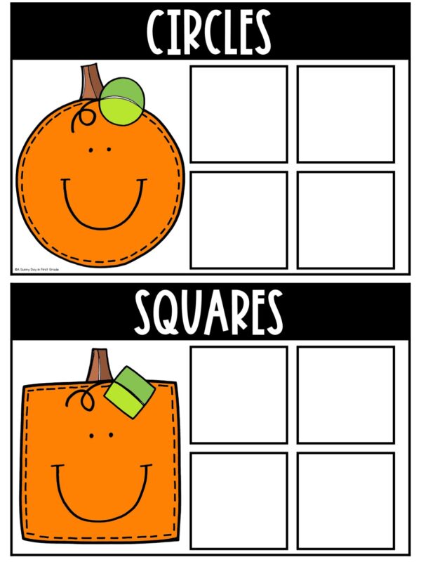 Pumpkin Shape Sort - 2D Shapes - Made By Teachers