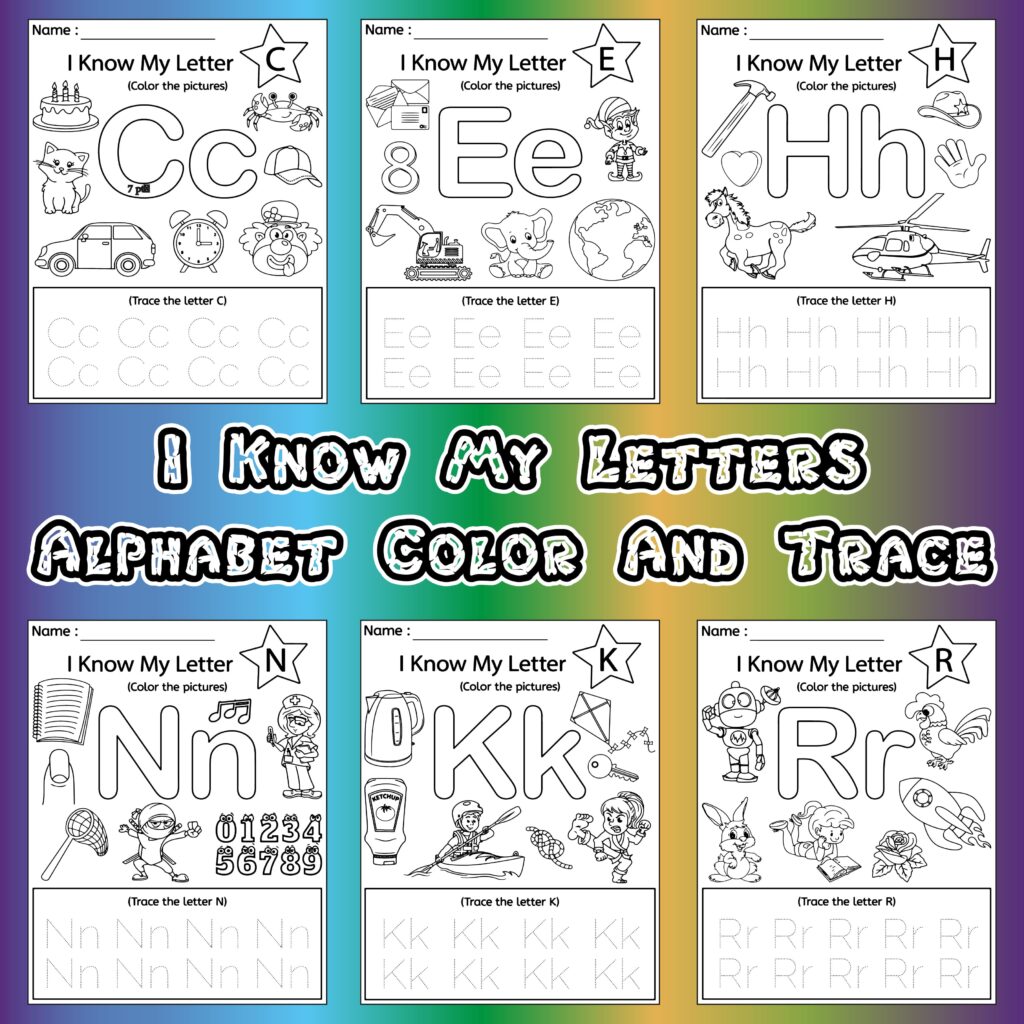 A to Z Alphabet Activity Book for K, Pre-K, Pre-Schoolers. - Made By ...