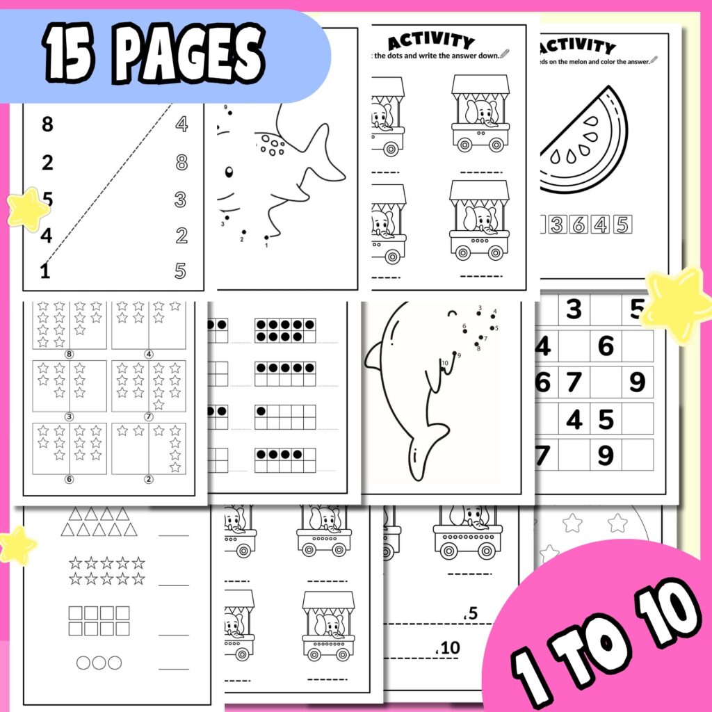 Counting & Searching and Various Puzzles with The Numbers for ...