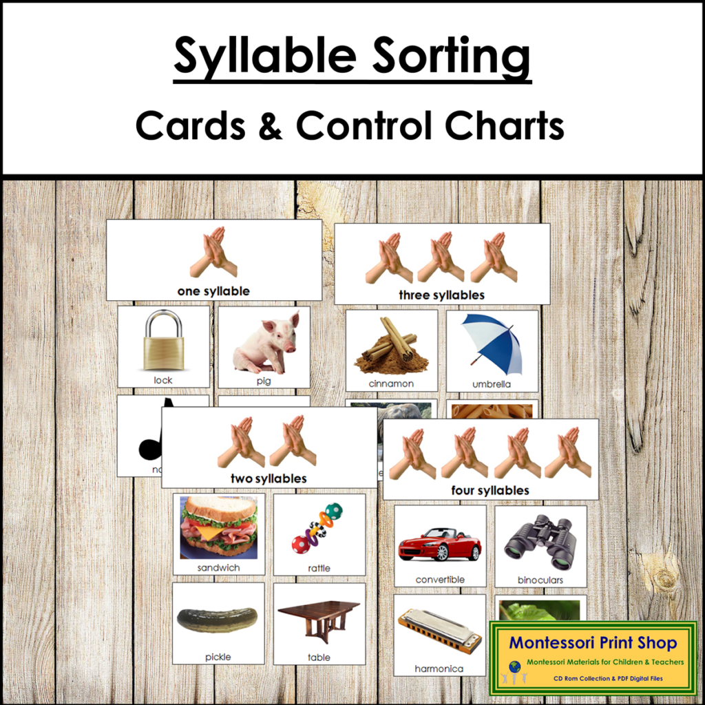 Syllable Sorting Cards - Primary Language - Made By Teachers