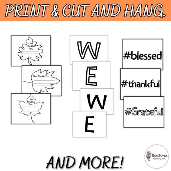 Thankful November: Fall Leaves Bulletin Board and Thanksgiving Door ...
