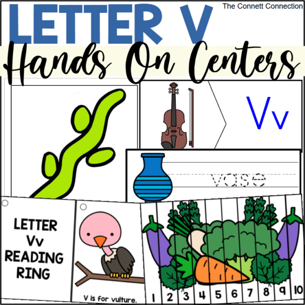 Letter V Hands On Centers | Made By Teachers