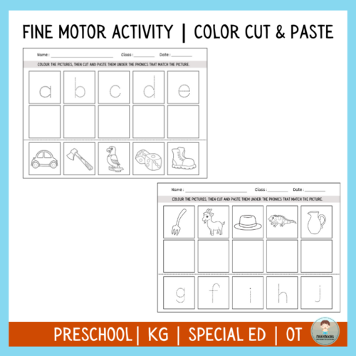 Beginning letter sound Cut and paste worksheet - Made By Teachers