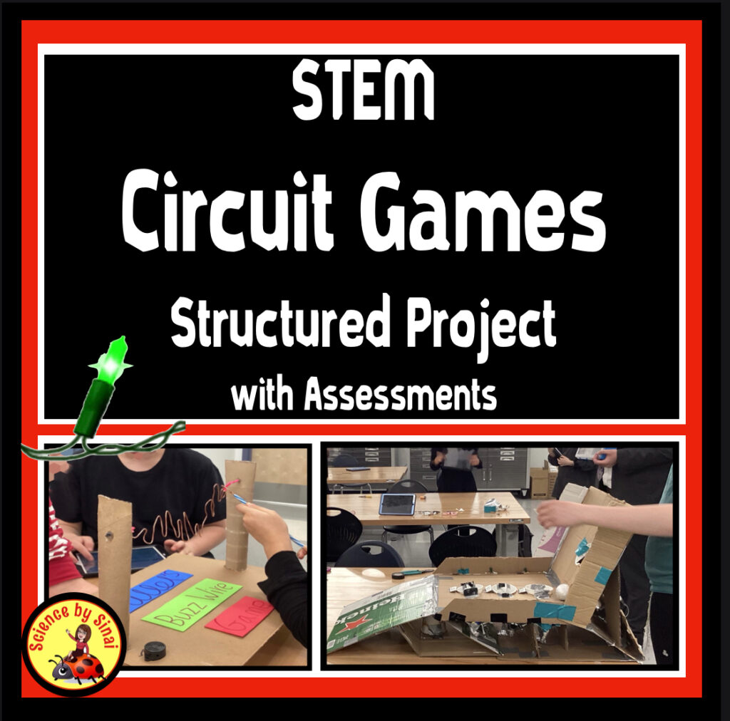 STEM Electricity Circuit Design a Game Activity with Assessments ...
