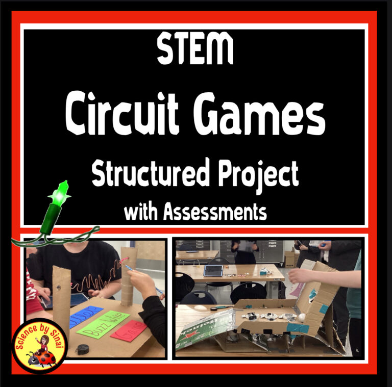 STEM Electricity Circuit Design a Game Activity with Assessments ...