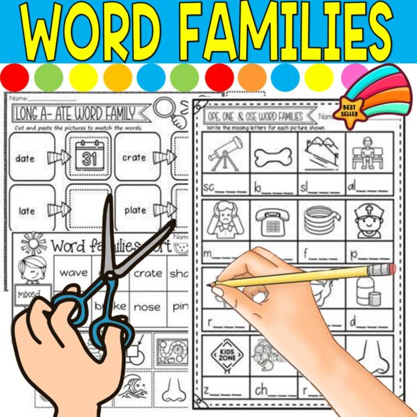 word families(a,i,o and u) - Made By Teachers