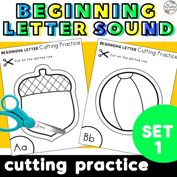 Alphabet Cutting Practice with Scissors - Made By Teachers