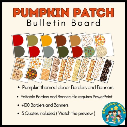 Groovy Fall Bulletin Board Kit / Retro Fall Decor / Pumpkin Patch ...