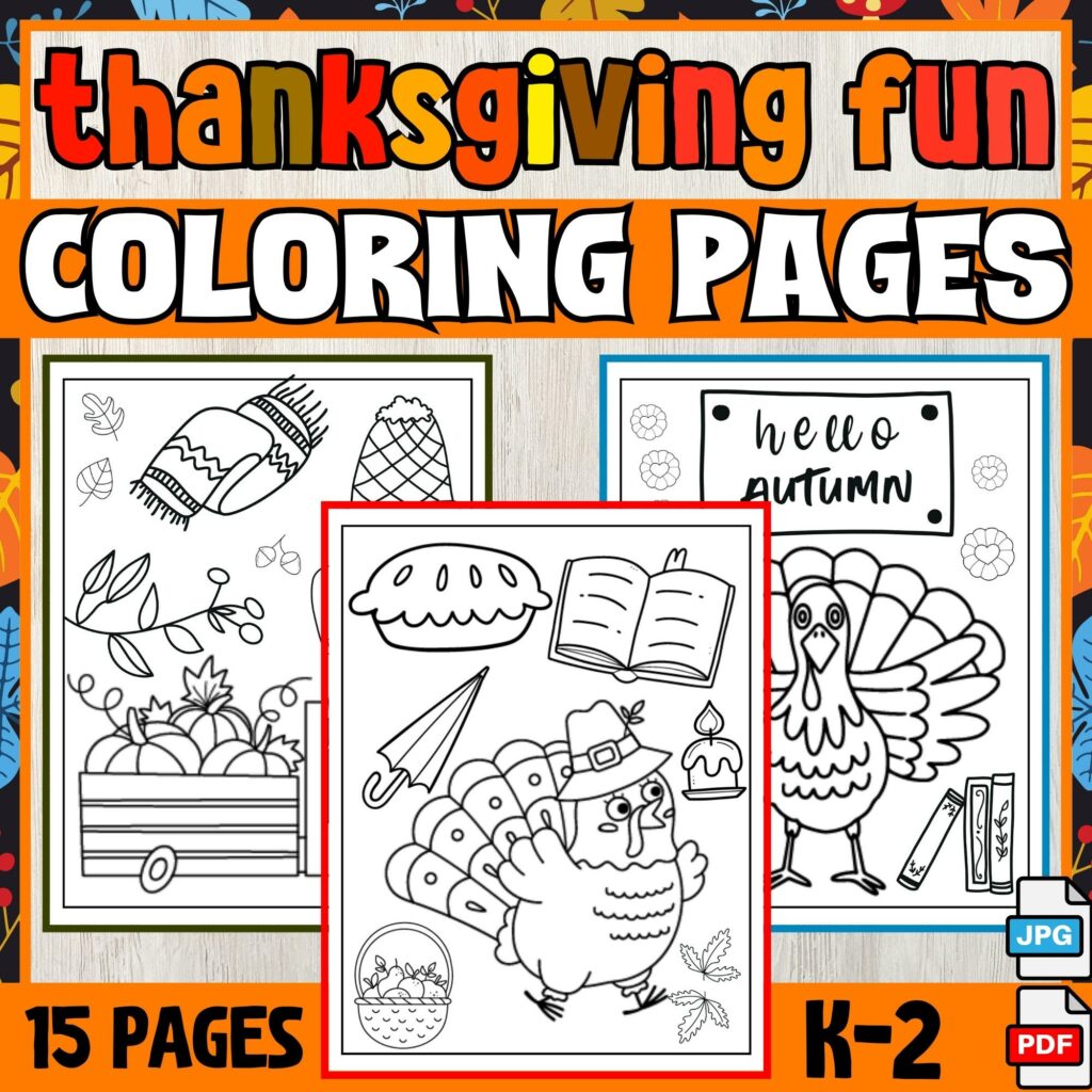 Thanksgiving Turkey coloring pages | October Fall Activities pumpkin ...