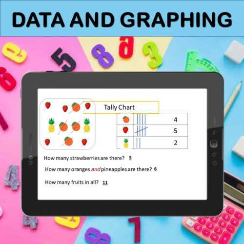 Data and Graphing | PowerPoint Lesson Slides Tally Chart Pictograph Bar ...