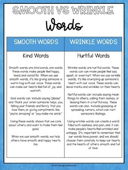 WRINKLED HEART LESSON - Using Kind Words - Wrinkled Heart vs Smooth ...