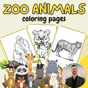 Zoo Animals Coloring Pages: Fun and Educational Activities for Kids of ...