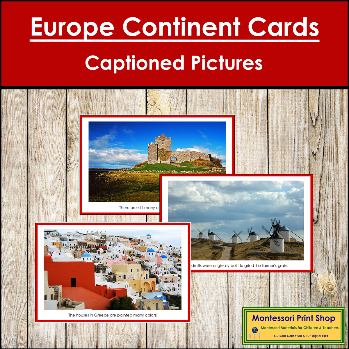 Musical Instruments of Europe 3-Part Cards (color borders) - Continent ...