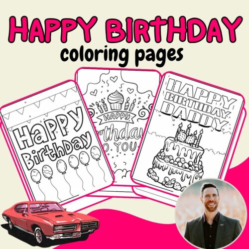 Happy Birthday Coloring Pages: Printable Coloring Pages for Kids of All ...