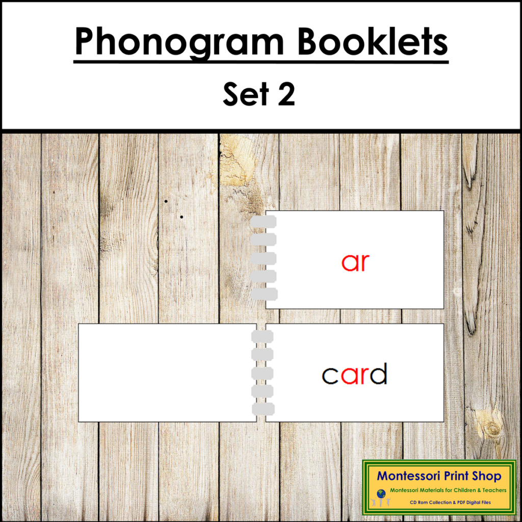 Phonogram Booklets - Set #2 - Montessori Language - Made By Teachers