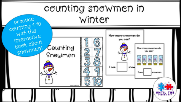 Counting in the winter Adapted books #1-10 for Special Education - Made ...