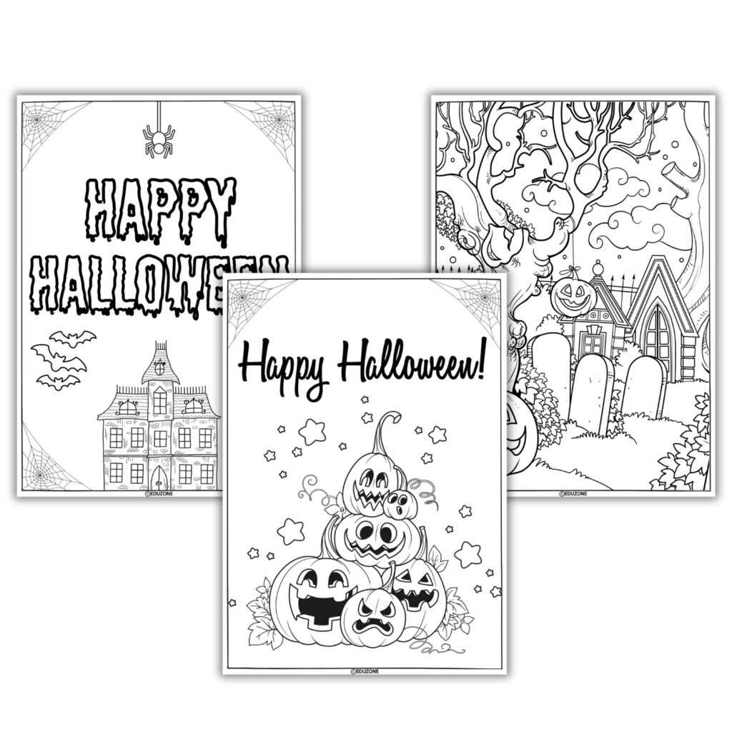 Spooktacular Halloween Coloring Pages for All Ages Unleash Your ...