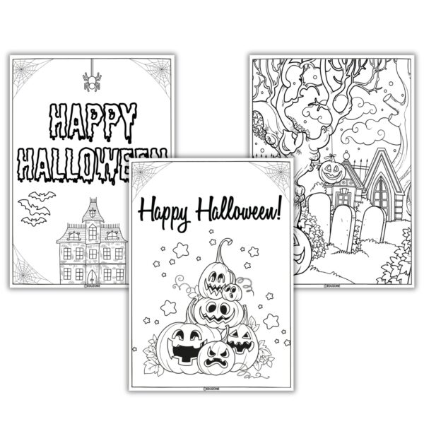 Spooktacular Halloween Coloring Pages for All Ages Unleash Your ...