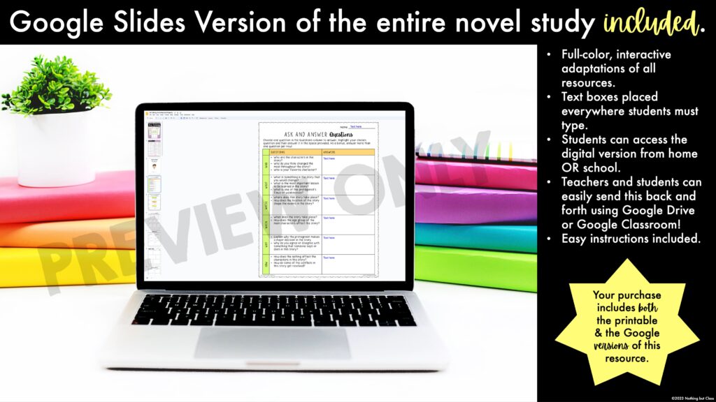 No Talking Novel Study Unit - Made By Teachers