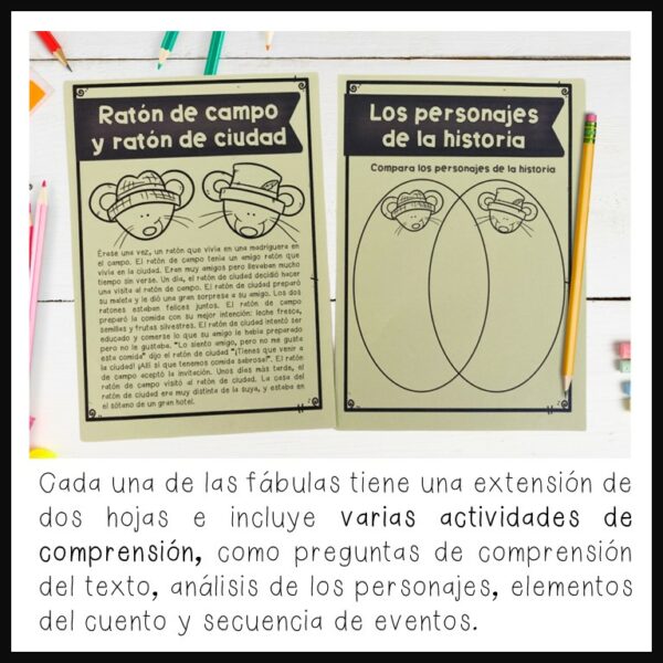 Fables & Stories in Spanish | Fábulas y Cuentos | Comprensión de ...