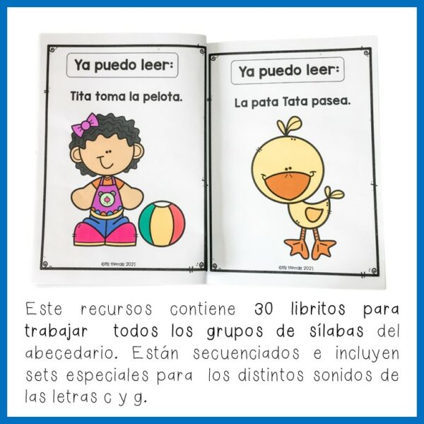 Libros de lectura guiada | Sílabas directas | Guided Reading Books in ...