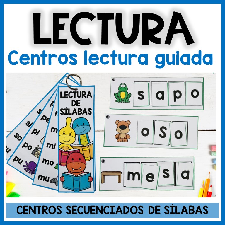 Libros de lectura guiada | Sílabas directas | Guided Reading Books in ...