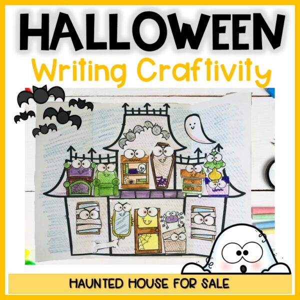 Halloween Writing Activity | Build a Haunted House Craft - Made By Teachers