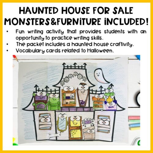 Halloween Writing Activity | Build a Haunted House Craft - Made By Teachers