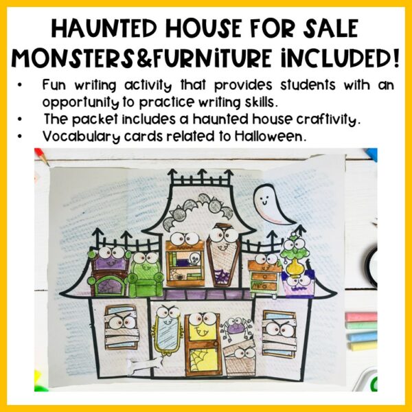 Halloween Writing Activity | Build a Haunted House Craft - Made By Teachers