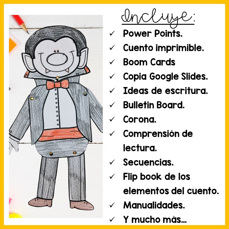 Cuento de Halloween | Vampire Story in Spanish | Comprensión de lectura ...