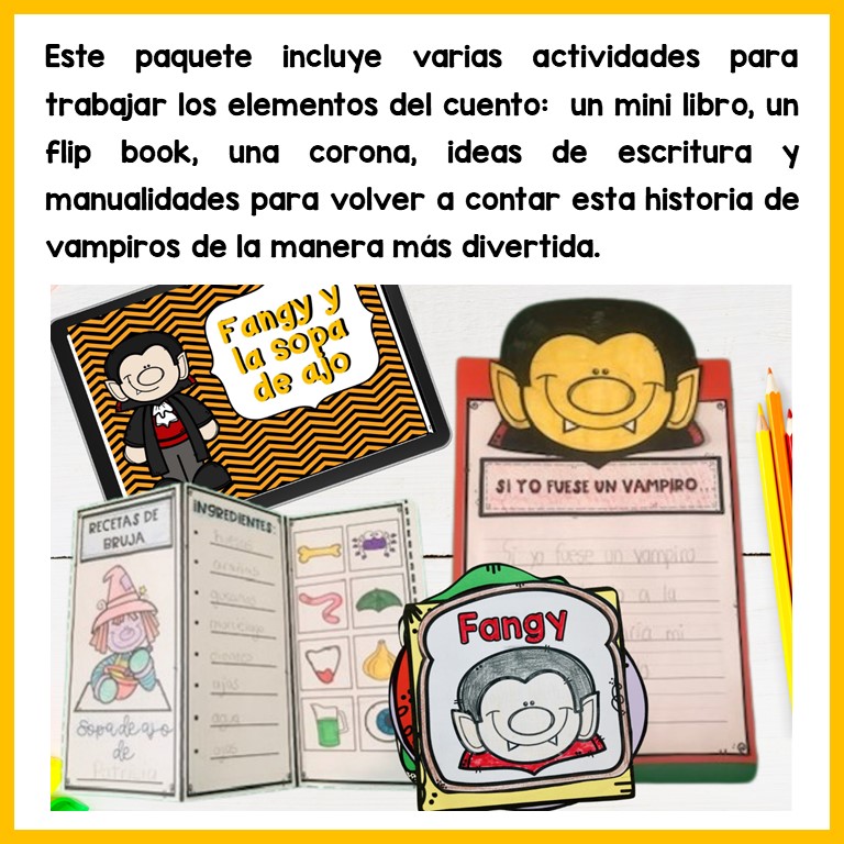 Cuento de Halloween | Vampire Story in Spanish | Comprensión de lectura ...