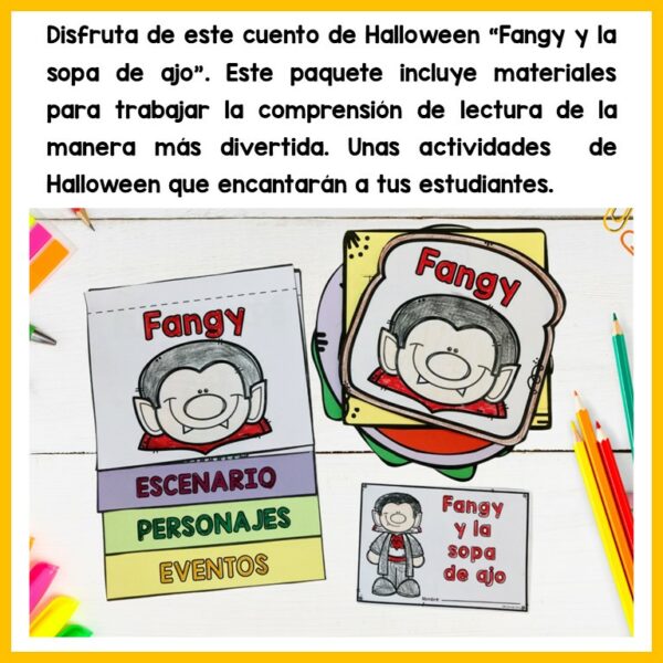 Cuento de Halloween | Vampire Story in Spanish | Comprensión de lectura ...