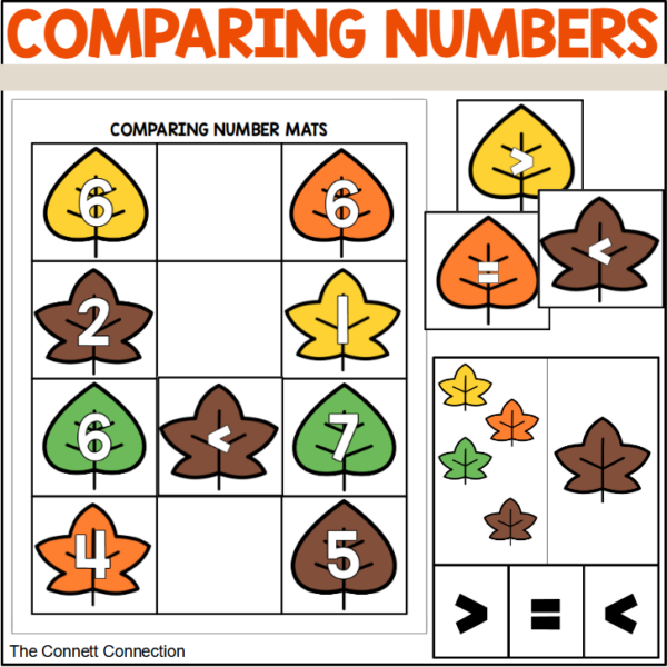 Fall Counting and Cardinality Kindergarten Math Centers | Made By Teachers