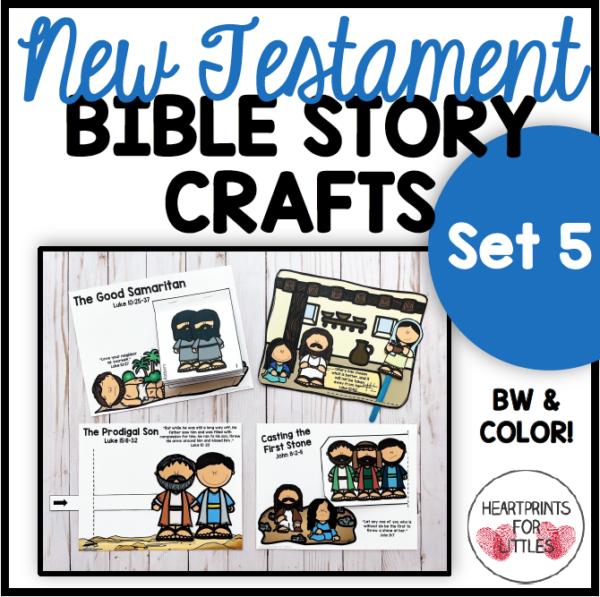 New Testament Bible Story Crafts Set 5 - Made By Teachers