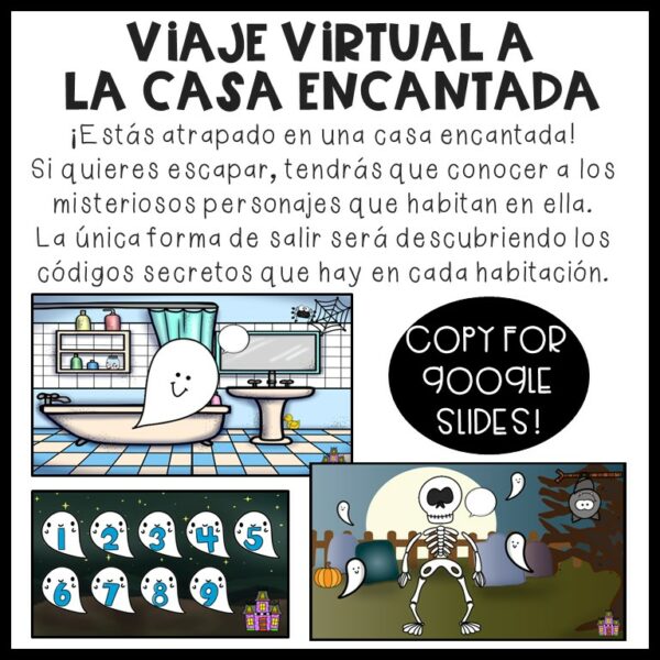 Halloween Escape Room in Spanish | Viaje Virtual Casa Encantada ...