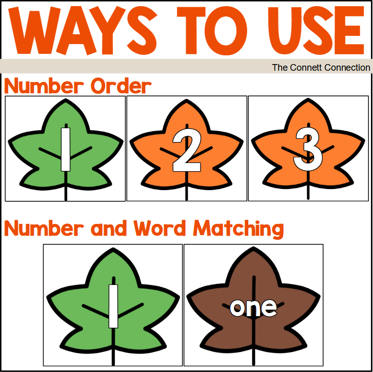 Fall Alphabet and Number Cards and Puzzles | Made By Teachers