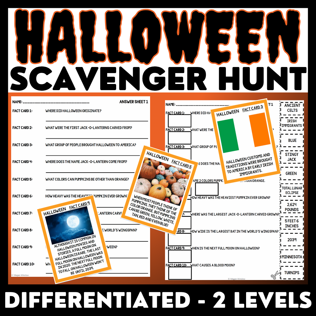Christmas Scavenger Hunt - Informational Reading - Scoot Activity - 2 ...