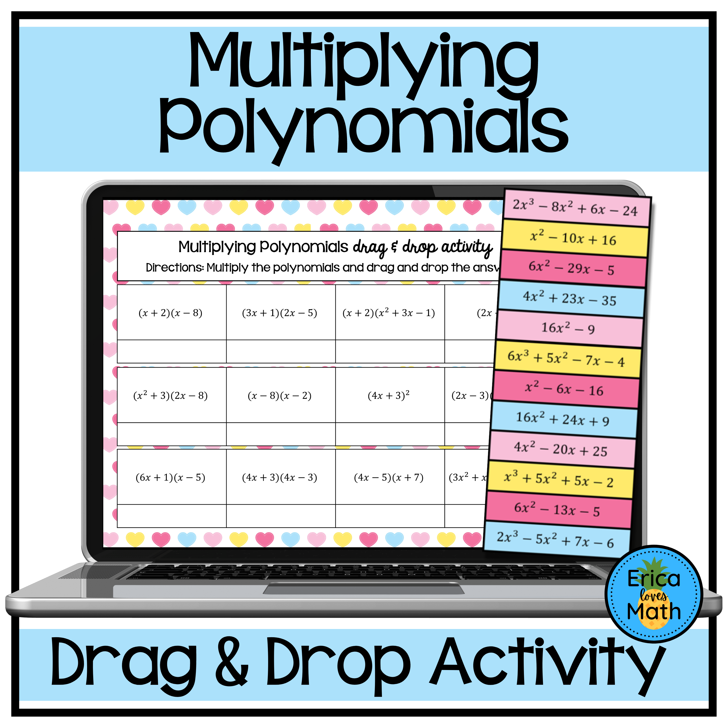 Quadratic Formula Digital Activity Drag & Drop | Made By Teachers