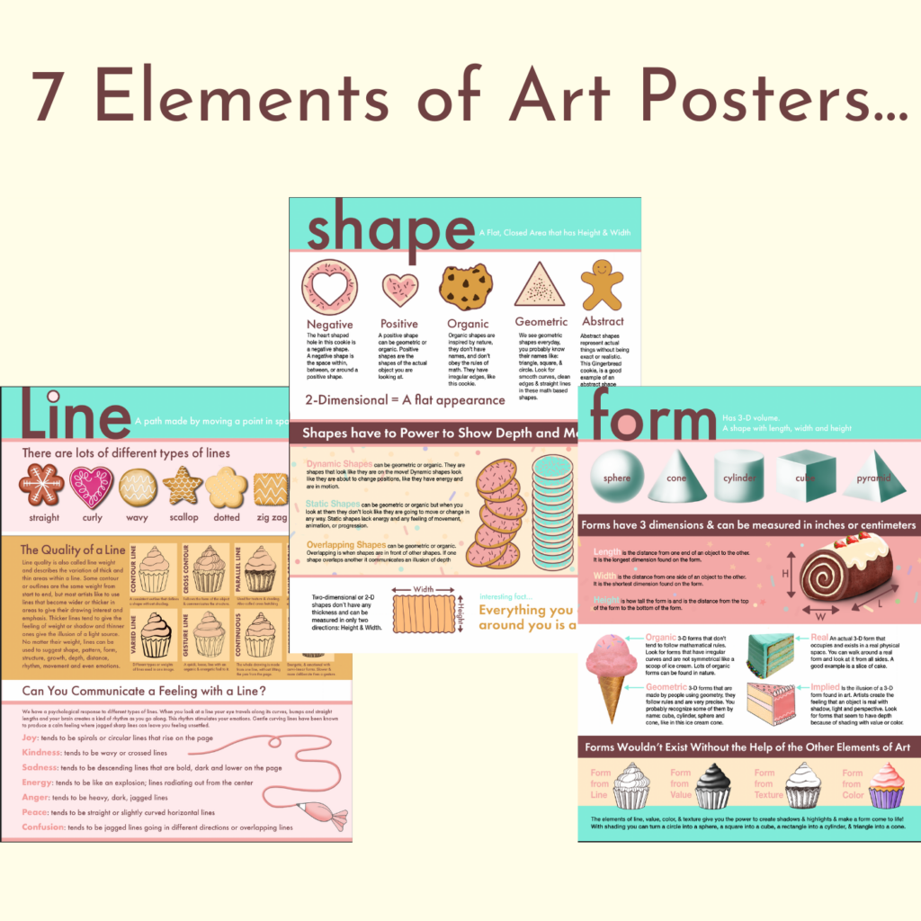 The Elements of Art Printable Posters, downloadable, High-Quality ...