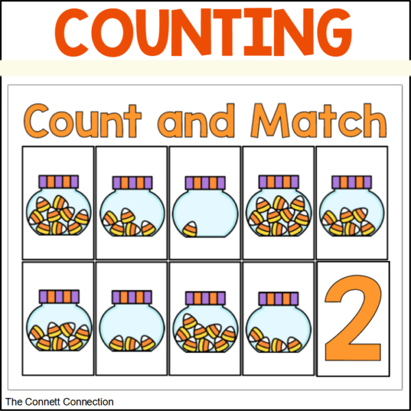 Candy Corn Preschool Math Counting to 10 Activities - Made By Teachers